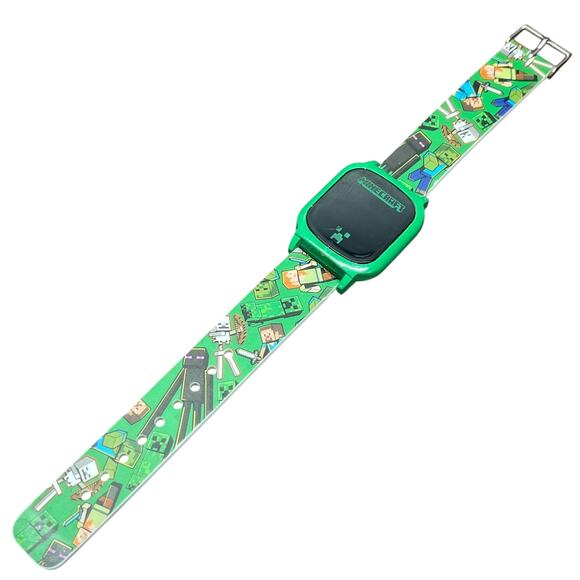Accutime | Accessories | Minecraft Digital Led Watch Green Kids ...